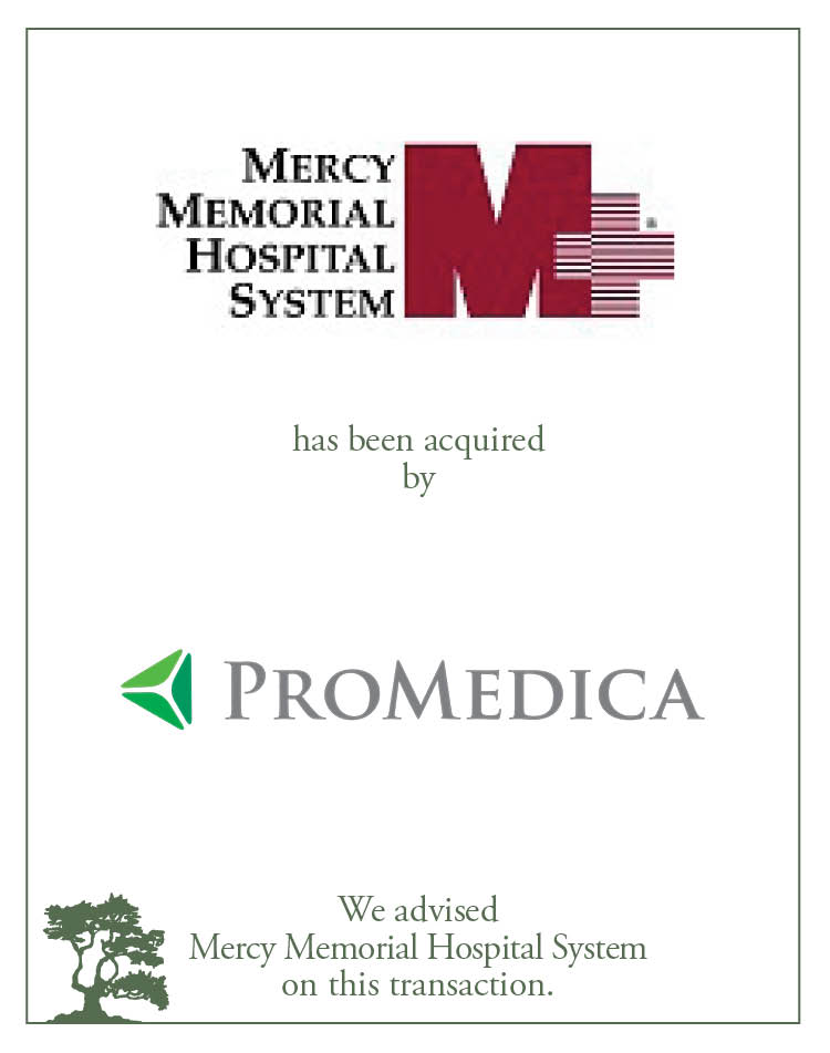 Mercy Memorial Hospital System has been acquired by ProMedica - Juniper ...