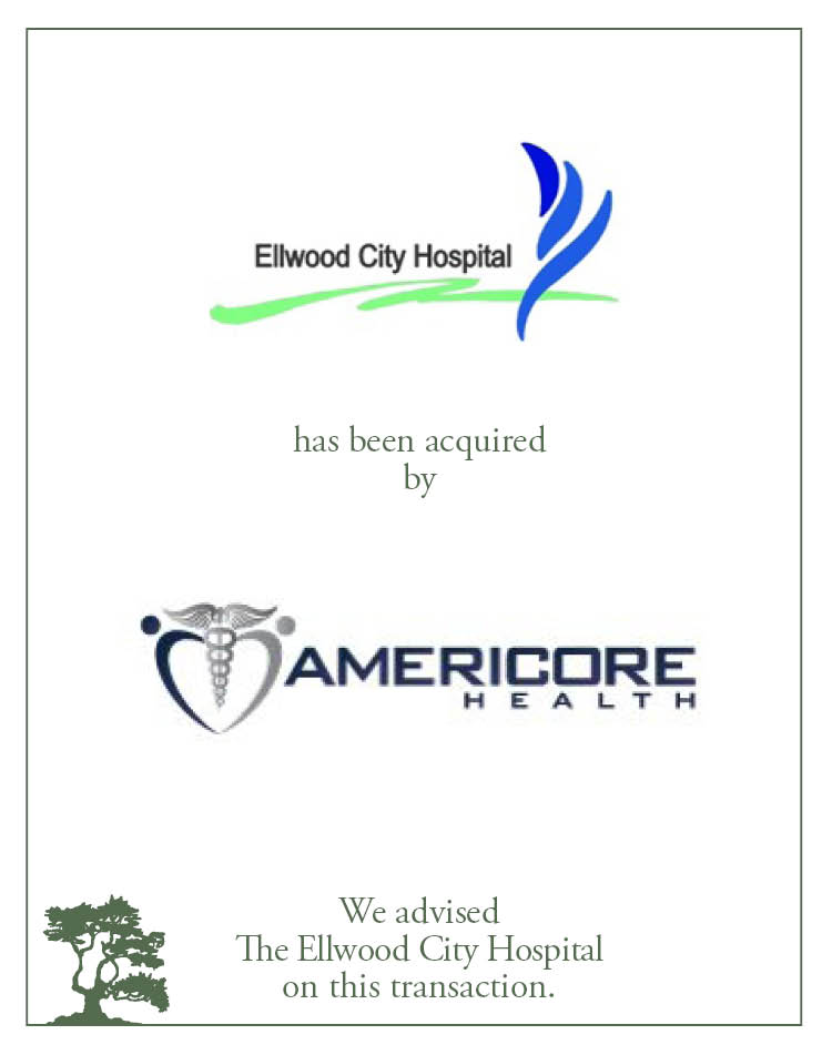 The Ellwood City Hospital has been acquired by Americore Health LLC ...